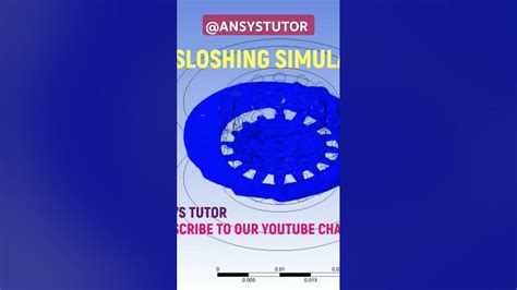 Sloshing Simulation Ansys Fluent Cfd Youtube