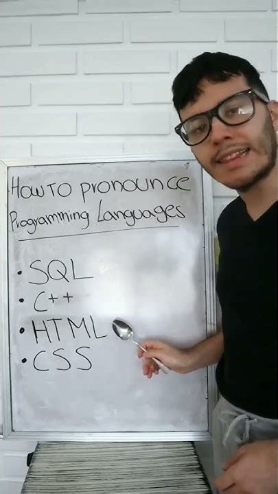 How To Pronounce Programming Languages 😂 Youtube