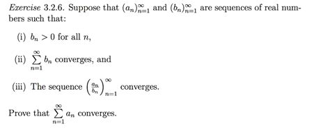 solved exercise 3 2 6 suppose that ann bers such that and