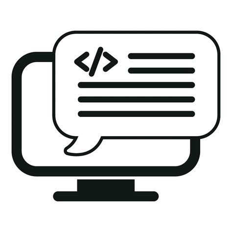 Web Api Code Icon Simple Vector Internet Server 35018768 Vector Art At