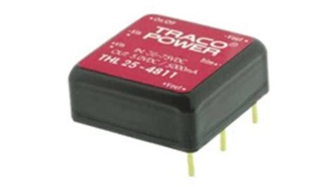 thl 25 2413 tracopower thl 25 isolated dc dc converter 15v dc 1 67a