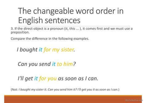 Direct And Indirect Objects Grammar English ESL Powerpoints