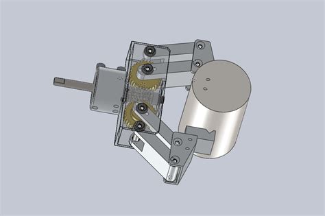 Robotic Gripper Assy Step Iges Solidworks 3d Cad Model Grabcad