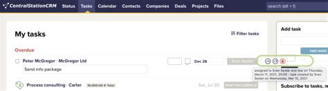 how can i edit move or delete tasks centralstationcrm help pages