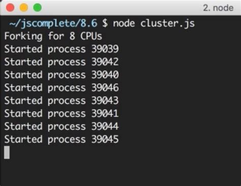 scaling node js applications