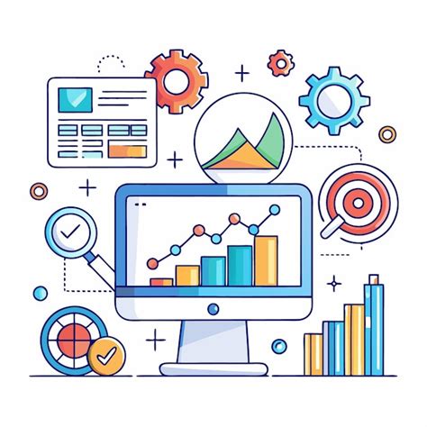 Computer With Charts And Graphs To Represent Business Growth And