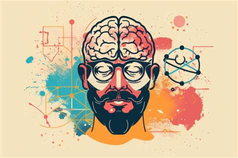 Representation Of Brain Research Concept With Vibrant Neural Graphics Stock Image Image Of