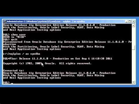 Cannot Connect As Sysdba Windows Pigibuild