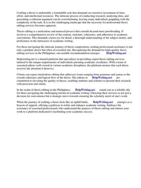 Thesis Editing Philippines Pdf Thesis Editing
