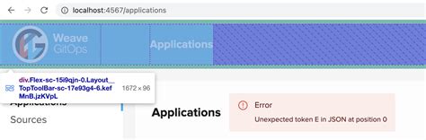 Ui Reduce Padding Of Menu Bar · Issue 1796 · Weaveworksweave Gitops