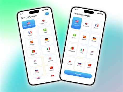 Language Selection Ui By Uiovia ® On Dribbble