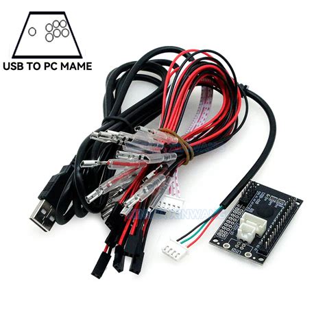 Новый аркадный чип Usb кодер с нулевой задержкой джойстик контроллер для ПК Raspberry Pi Sanwa