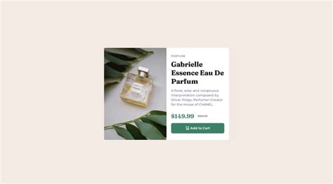 Frontend Mentor Product Card Display With Css And Html Coding