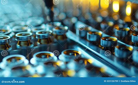 Detailed Close Up Of Battery Cell Insertion Into Casings Highlighting