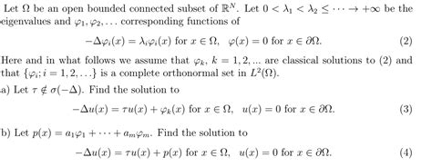 Solved Let N Be An Open Bounded Connected Subset Of RN Let Chegg
