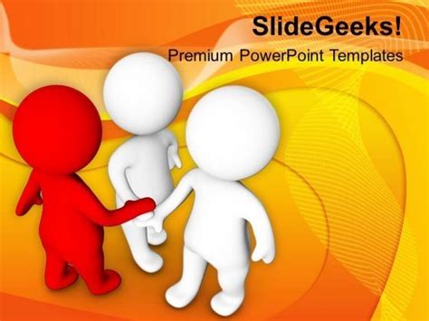 Meet With Key Person Powerpoint Templates Ppt Backgrounds For Slides 0713