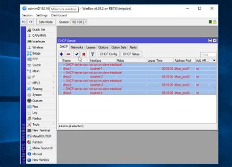 local port interfaces same network different subnets and bridge