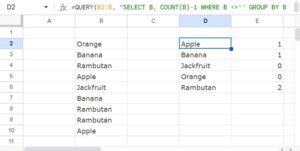 How To Count Duplicate Values In A Column In Google Sheets