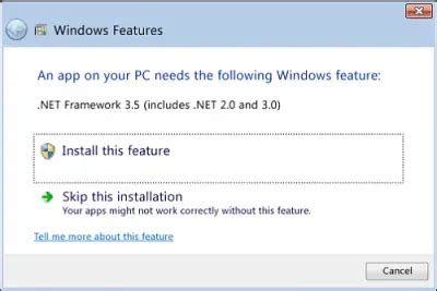 How To Enable Or Install NET Framework On Windows