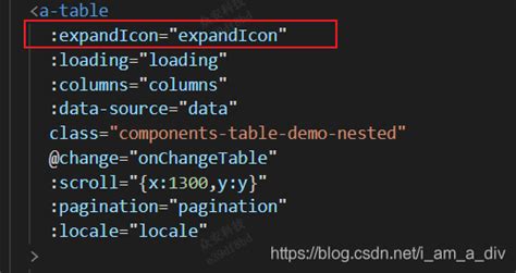 自定义ant中table表格的展开图标 修改ant vue design中嵌套表格table的expandicon自定义图标 csdn博客