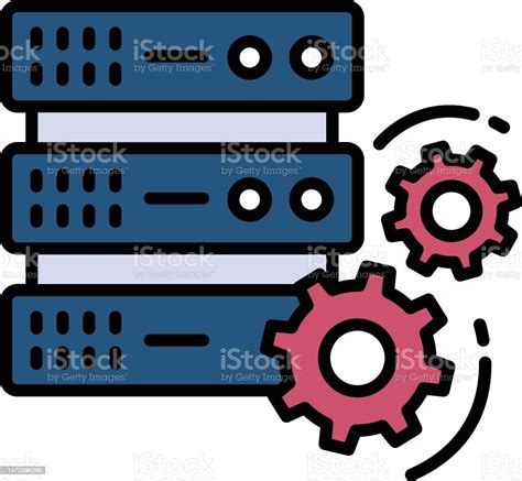 Rack Config Stock Illustration Customized Server Configuration Concept Data Center Machine