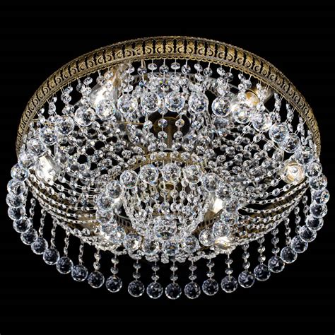 Люстра Лацио Капель шары под бронзу Гусь Хрустальный купить в интернет магазине в Москве фото