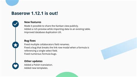 Baserow On Linkedin Nocode Opensource Database New Release