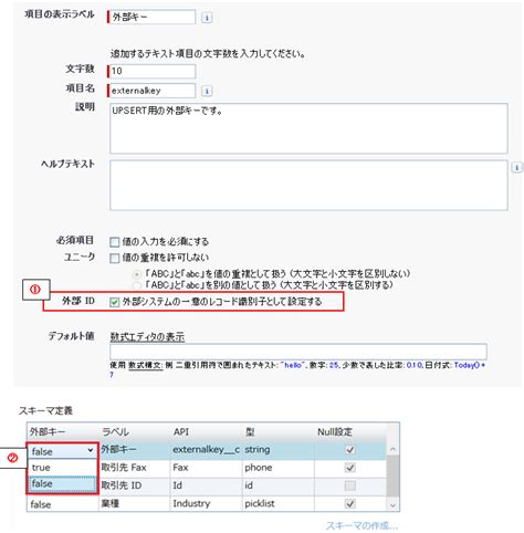 Salesforce データ書き込みupsert