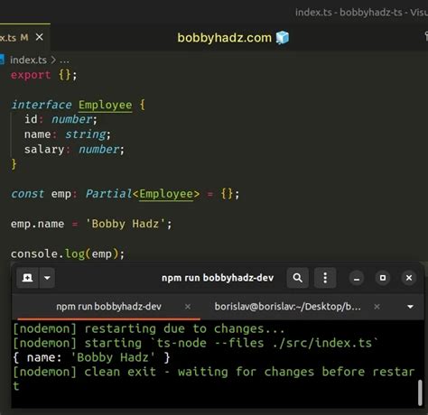 Make All Properties Optional In TypeScript Bobbyhadz