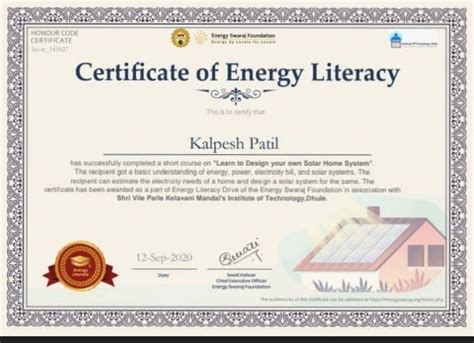 kalpesh patil on linkedin i have also completed a short term course