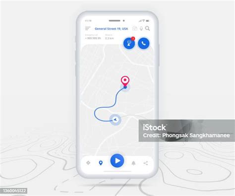 지도 Gps 네비게이션 앱 Ux Ui 개념 모바일지도 응용 프로그램 스마트 폰 앱 검색지도 탐색 기술지도 도시 네비게이션지도 도시 거리 Gps 추적 위치 추적기 벡터 관광에