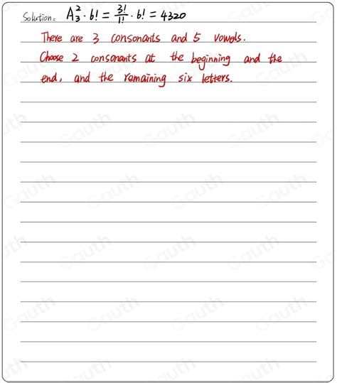 Solved How Many Different Arrangements Can Be Formed From The Letters