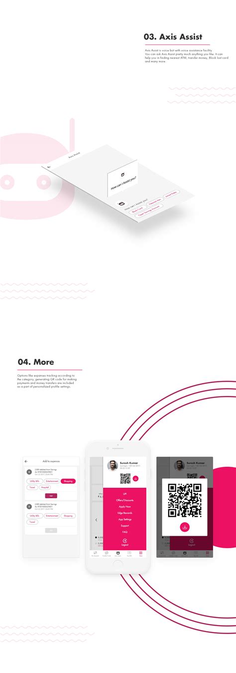 Axis Bank Mobile App Redesign Behance