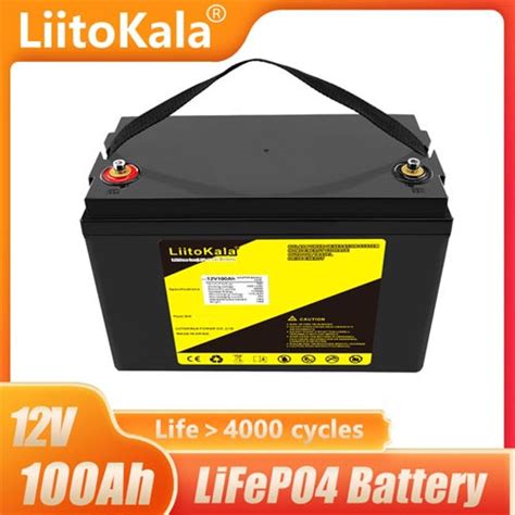 Аккумулятор LiFePO4, LiitoKala, 12V 100Ah, BMS smart плата - BASESHOP ...