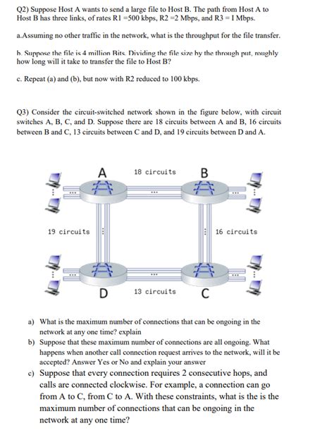 Solved Q1 In Modern Packet Switched Networks The Source