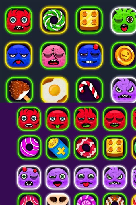 Casual Game UI Design Elements MasterBundles