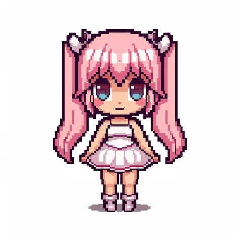 Premium Photo Pixel Girl Game