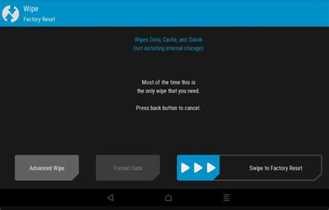 How To Wipe Data Cache Or Format Using Custom Recovery TWRP