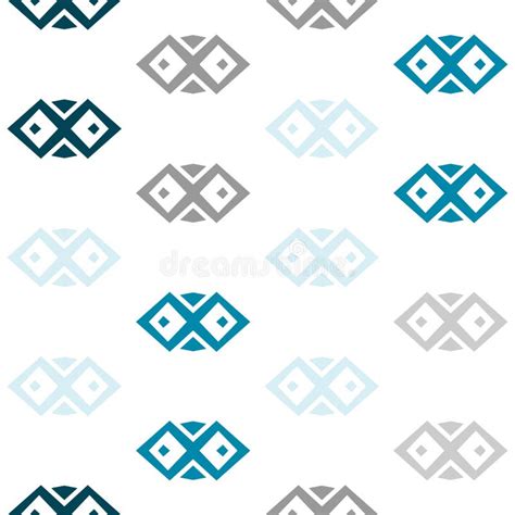 Seamless Colored Tileable Pattern Textured Background In Ornamental