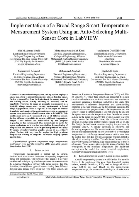 Pdf Implementation Of A Broad Range Smart Temperature Measurement