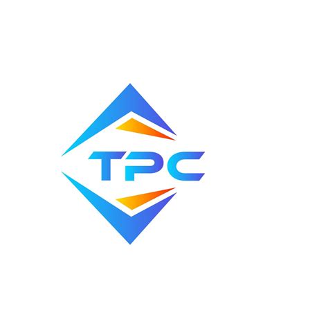 Tpc Abstract Technology Logo Design On White Background Tpc Creative Initials Letter Logo