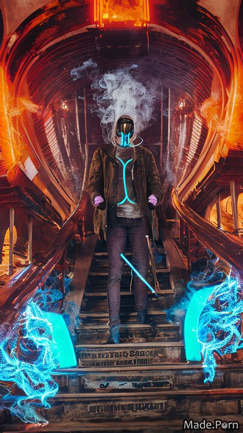 Porn Image Of Glow Purple Dark Night Vivid Woman Created By AI