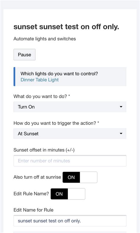 Solved Sunrise To Sunset Not Working 🛎️ Get Help Hubitat