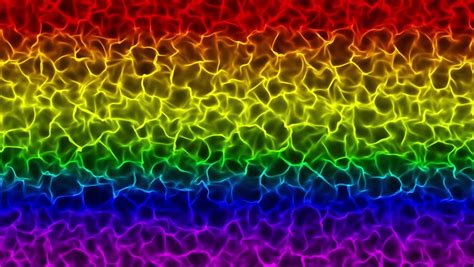 Lgbt Flag Blured Circles Effect Seamless Stock Footage Video 100