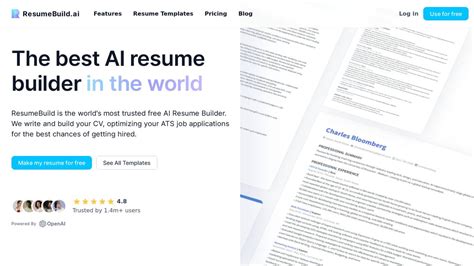 Resumebuild Features Alternatives Faq And More Toolerific