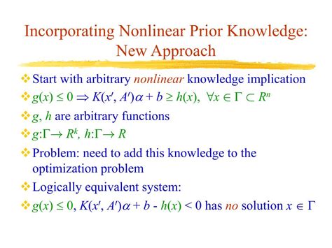 Ppt Nonlinear Knowledge In Kernel Approximation Powerpoint