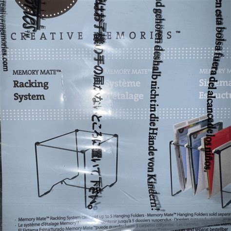 Creative Memories Memory Mate Racking System Scrapbook Organizer Storage Black Ebay