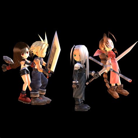 Final Fantasy Vii Chibi Characters Pack By Kukla Factory On Deviantart