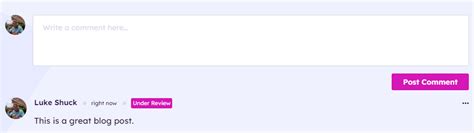Comment Approvals In Voice