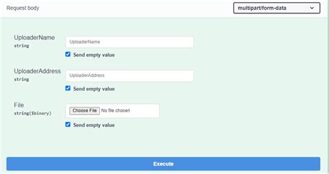 Rest How To Get A Upload Button In Swagger For Iformfile Combined